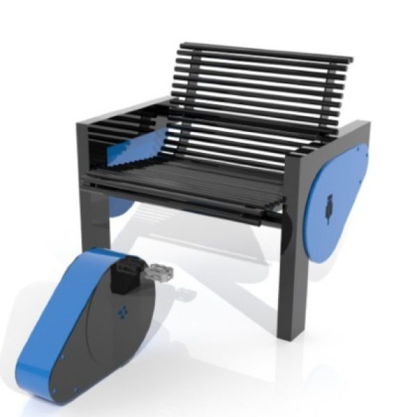 Bench with USB charger 2 - Huse
